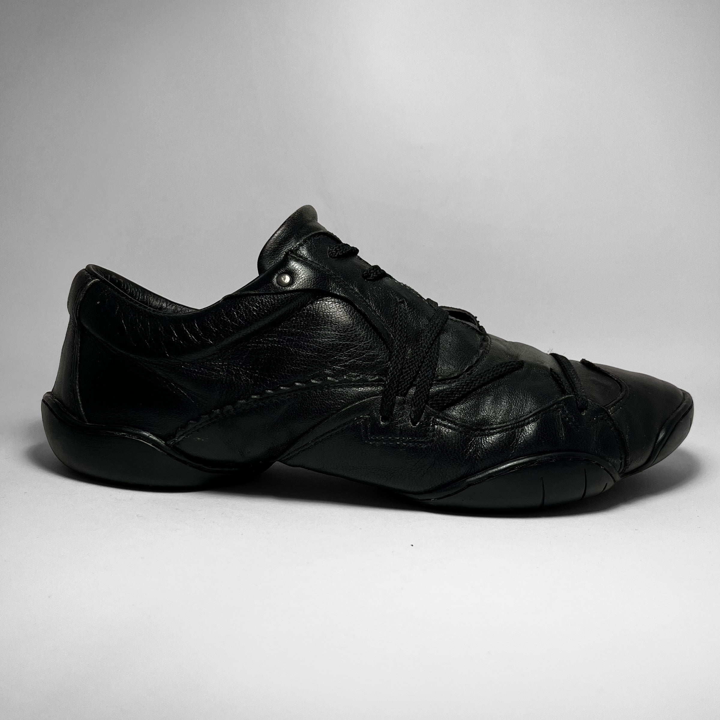 Marithé + François Girbaud Laced Leather Ballet Shoes (2000s) – VILIS ...