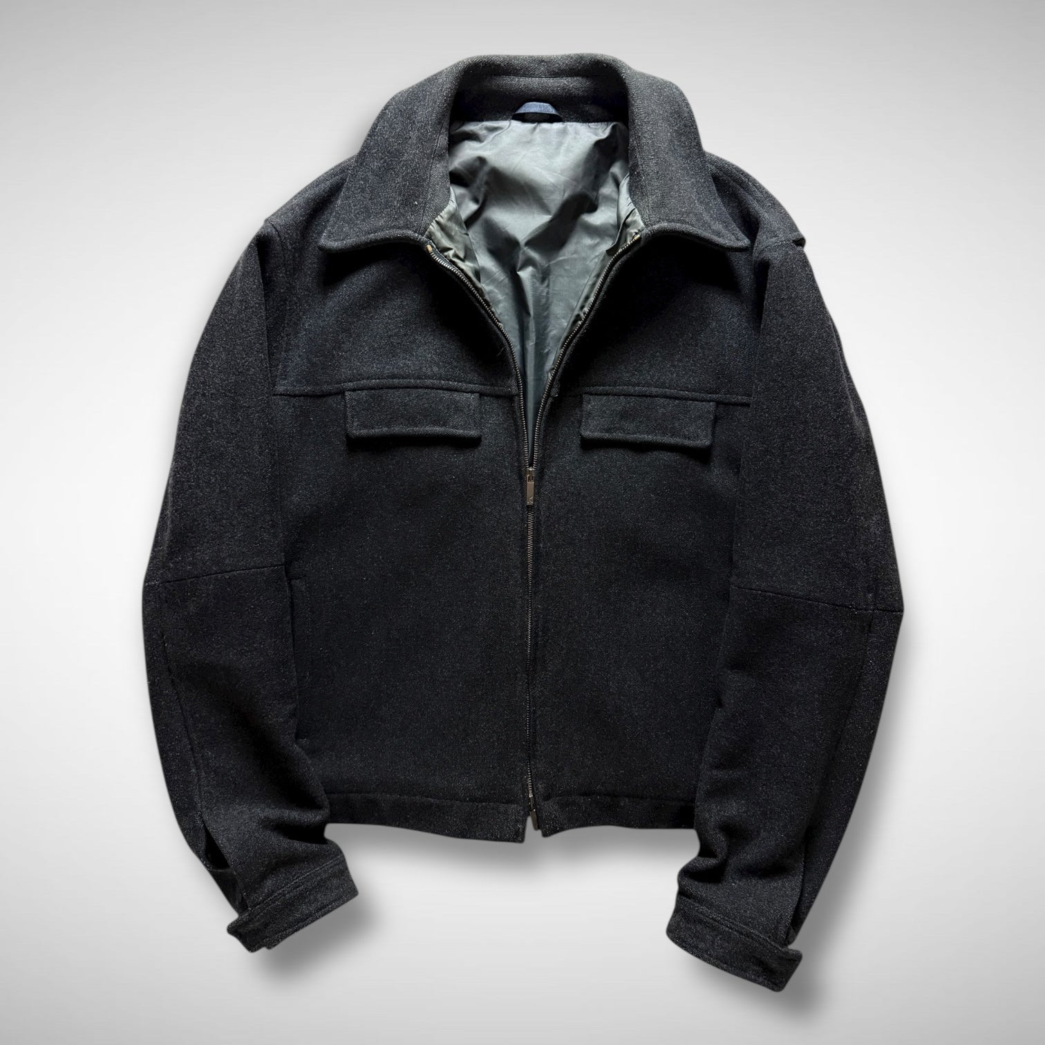 Kenzo Homme Wool Filt Work Jacket (‘99-‘03) – VILIS VINTAGE